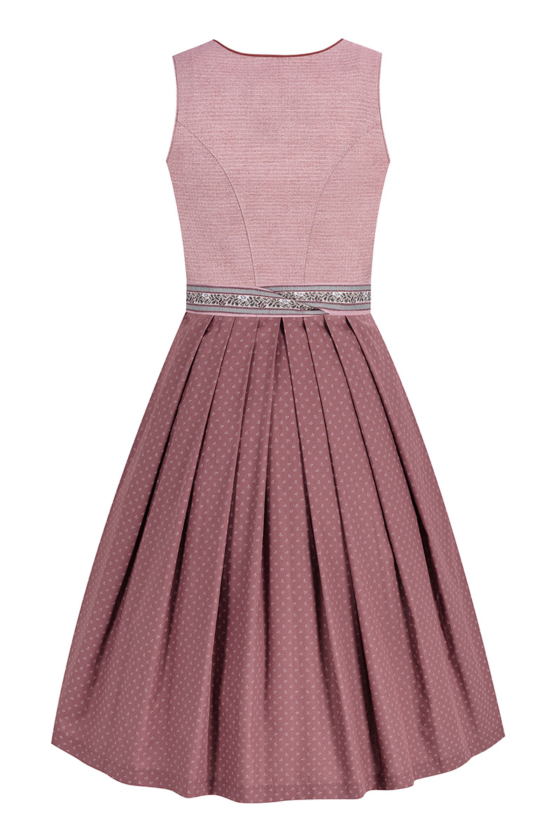 Midi Dirndl 70 cm altrosa rosenholz Lily 014182 | MOSER Trachten und Dirndl